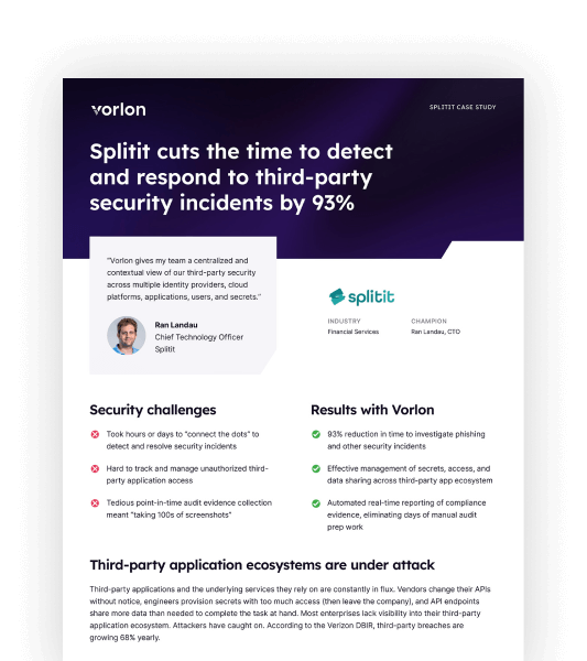 SaaS Ecosystem Security | Vorlon